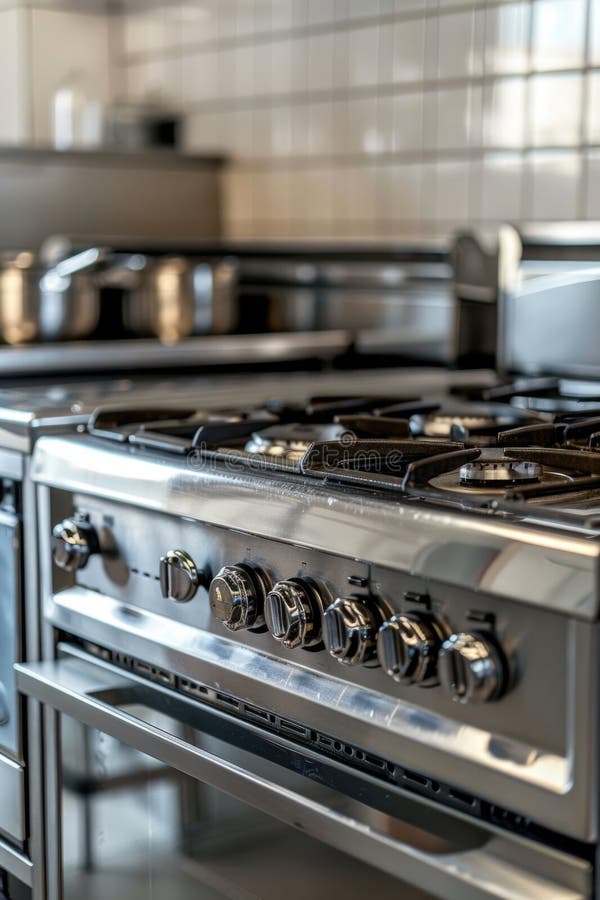 A Stainless Steel Stove Top Oven in a Kitchen Setting, Ready for ...