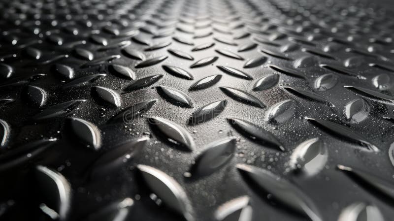 Stainless Steel Surface Plate Displaying Diamond Pattern Under Soft ...