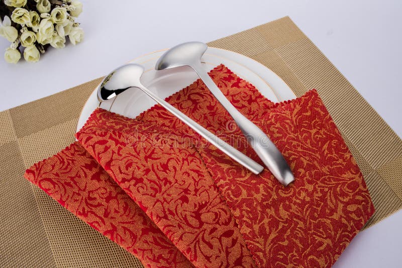 Stainless Steel Tableware and Kitchen Utensils Placed on the Desktop ...