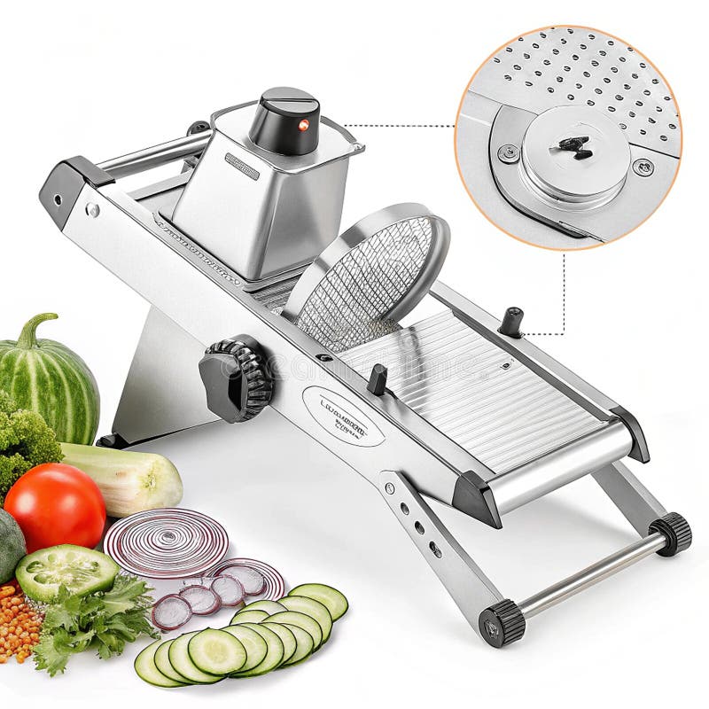 Stainless Steel Vegetable Slicer Png Stock Illustration - Illustration ...