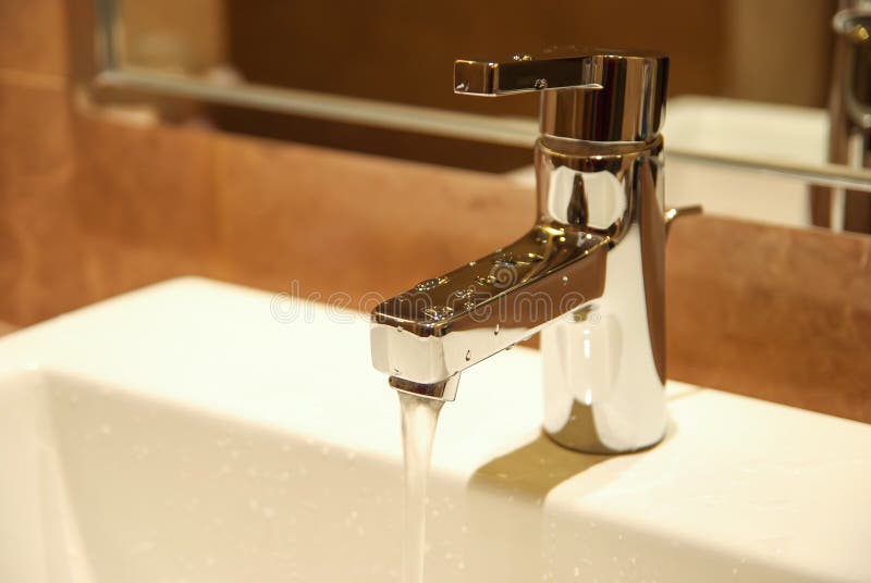 Stainless steel water tap stock photo. Image of water - 31540484