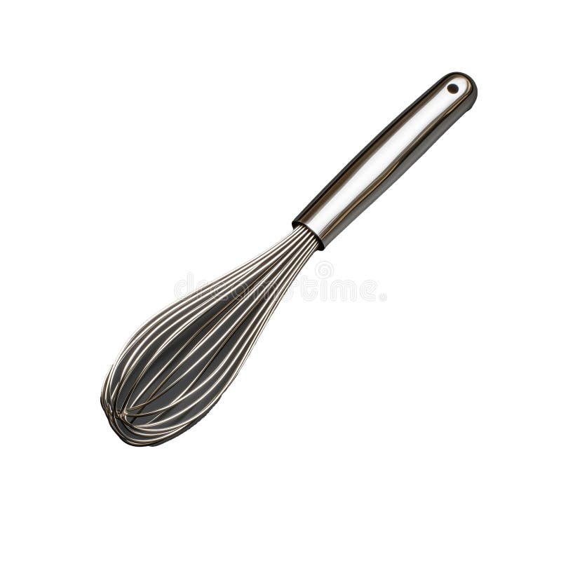 Stainless Steel Whisk Kitchen Tool on Transparent Background Stock ...