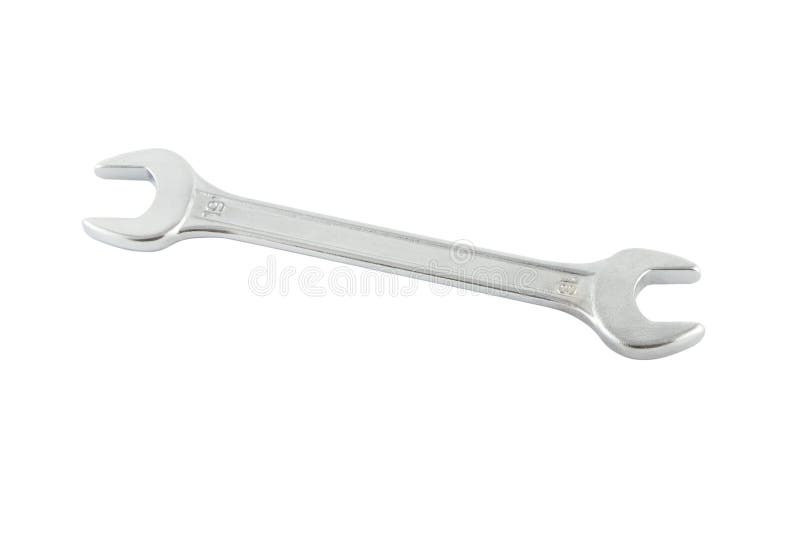 Stainless steel wrench stock photo. Image of iron, metallic - 22656766