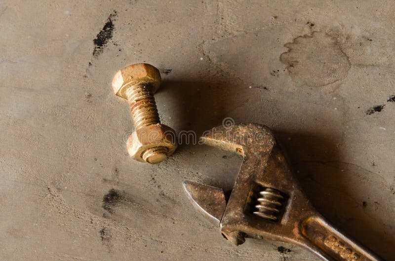 Stainless steel wrench stock image. Image of hardware - 40980539