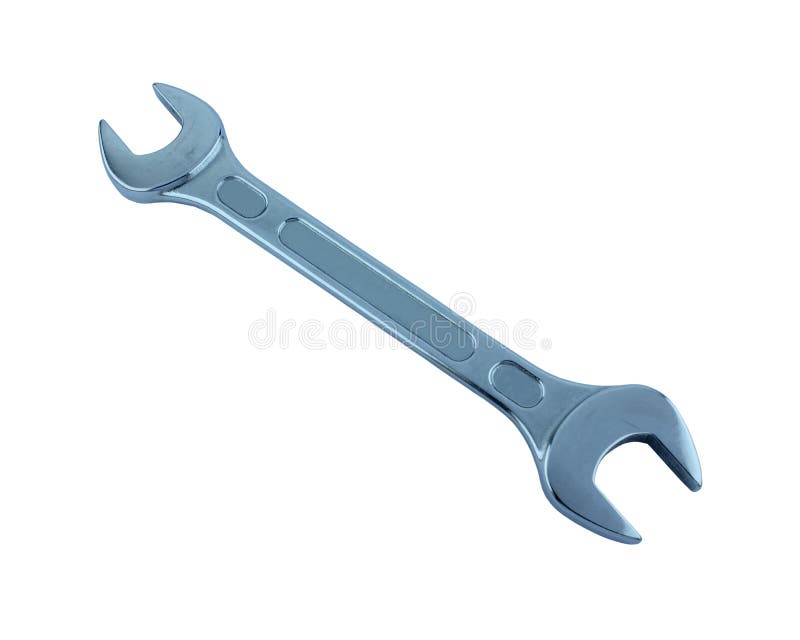 Stainless Steel Wrench Close Up Stock Image - Image of background ...