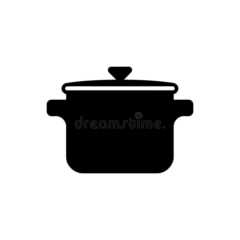 Stainless style pots icon stock vector. Illustration of modern - 306213444