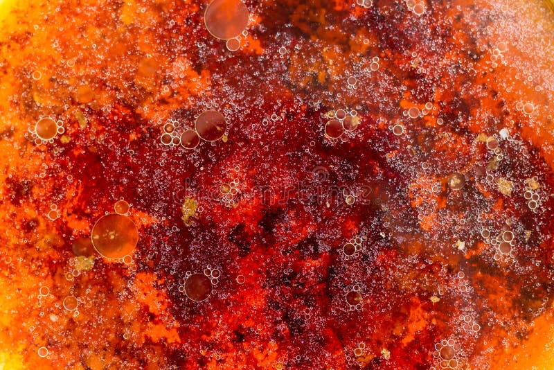 Stains of Fat on the Surface of Water Abstraction. Creative Rough ...