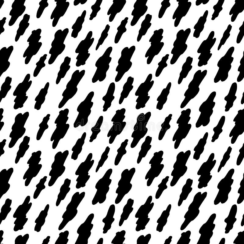 2075 Stains Pattern, Seamless Pattern in Black and White with Ink ...