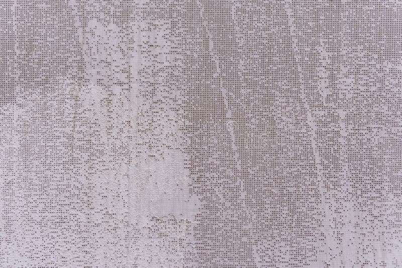 Stains and Smudges of White Paint on a Metal Mesh. Stock Image - Image ...