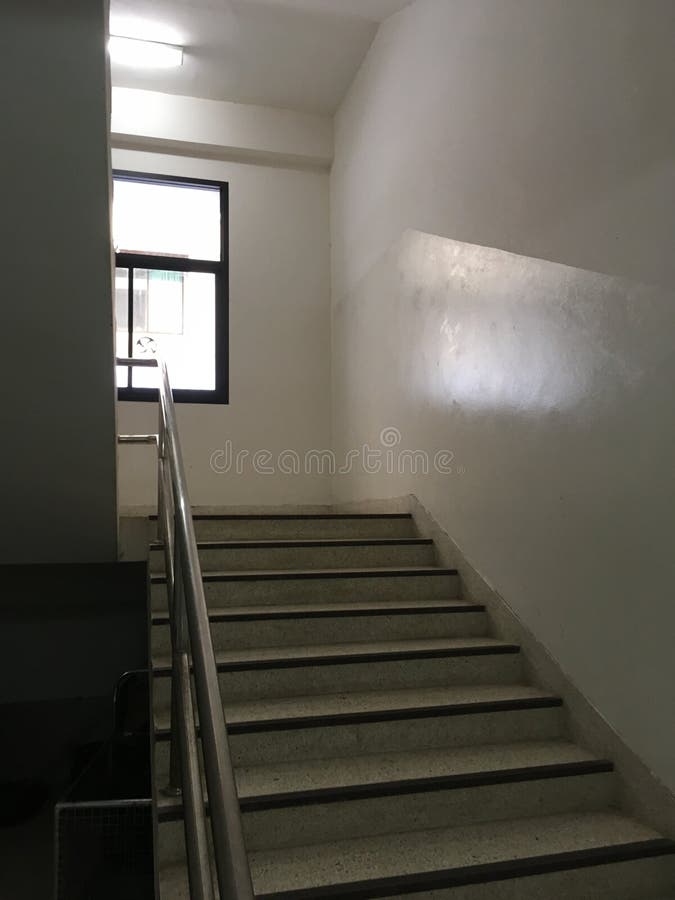 Stair in building stock image. Image of walkway, concrete - 114742117