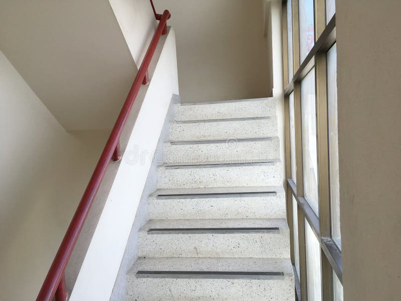 Stair in building stock image. Image of staircase, indoor - 260484243