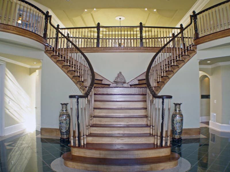 Stair Case Foyer stock image. Image of design, case, house - 1646841