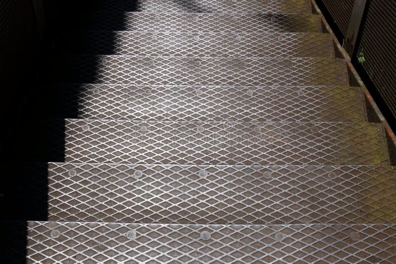 Stair from High-grade Steel Stock Image - Image of steps, metal: 77511881