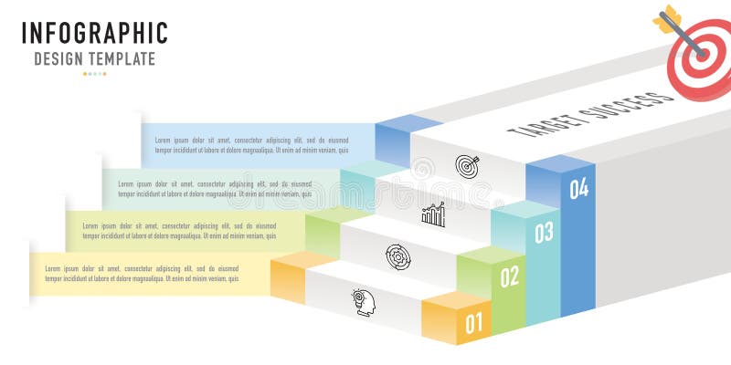 Isometric Mind Map Infographic for Business Presentation Stock ...