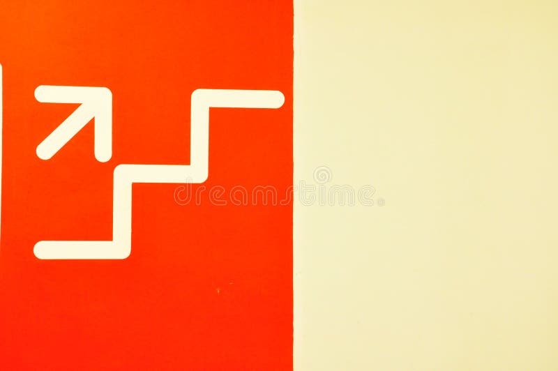 Stair sign stock photo. Image of caution, stair, white - 28465802