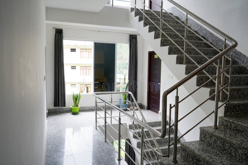 Stair 3 Step within Interior Background Stock Image - Image of modern ...