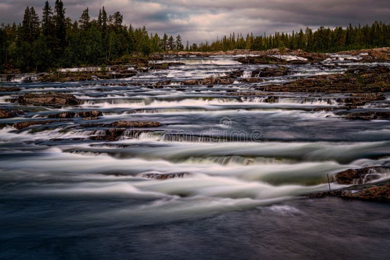 The stair step river stock image. Image of andren, camping - 211436011