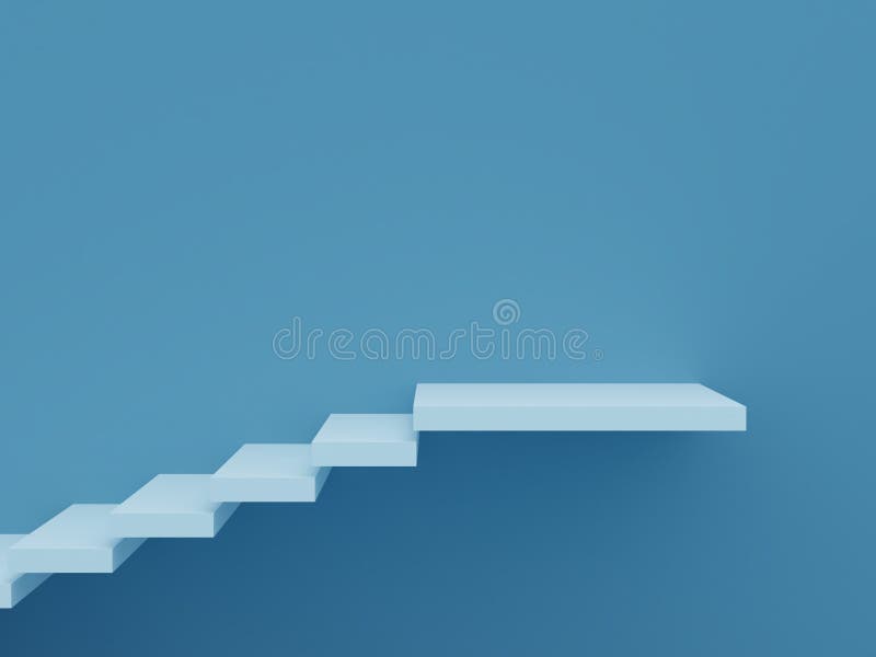 Stair Steps on Blue stock illustration. Illustration of object - 31772548