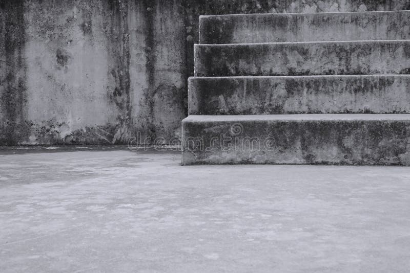 Stair Steps in Loft Design Style. Stock Photo - Image of style, cement ...
