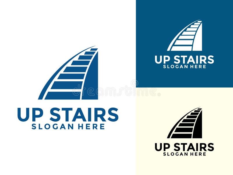 Stair Steps Silhouette Logo, Staircase Architecture Interior Building ...