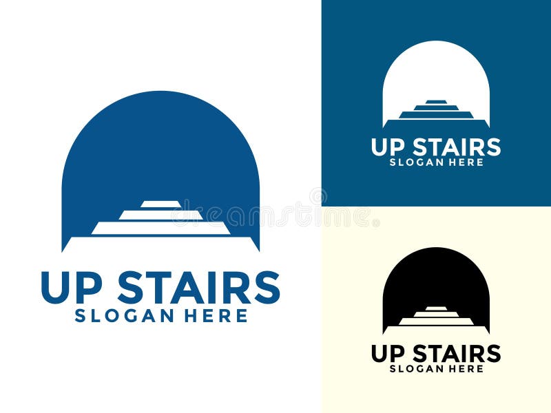 Stair Steps Silhouette Logo, Staircase Architecture Interior Building ...