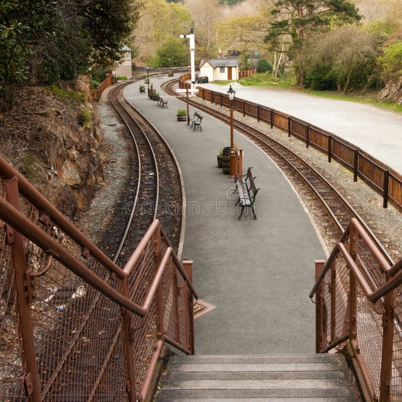 Stair to the Platform stock image. Image of signal, track - 12547709