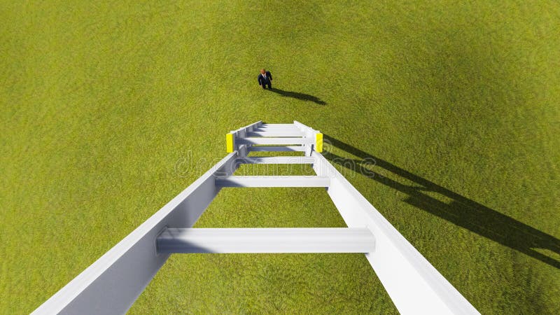 Stair way stock illustration. Illustration of stair, suit - 44248093