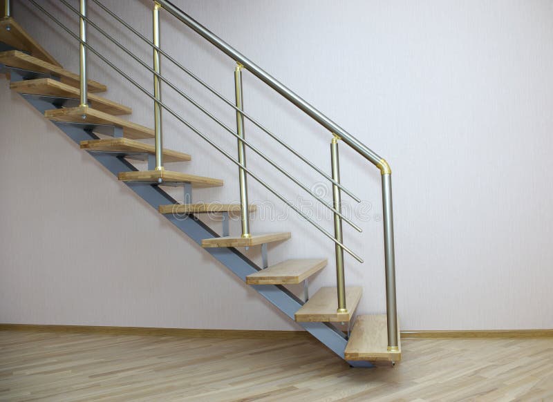 Automatic stair lift. stock photo. Image of staircase - 80267822