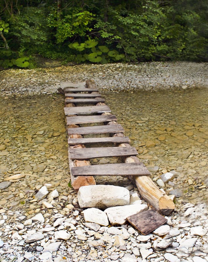 Staircase Bridge with Panoramic View and Wooden Beams Ceiling. Stock ...