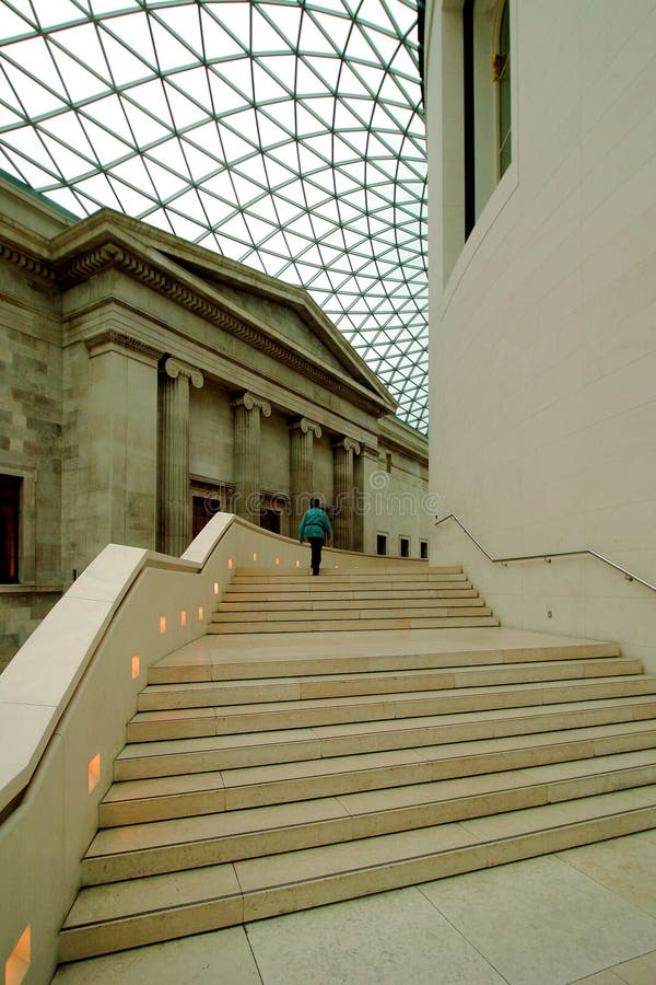 Staircase at British Museum Editorial Stock Image - Image of doorway ...