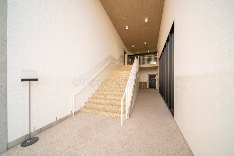 Staircase in an building stock image. Image of concrete - 231253679
