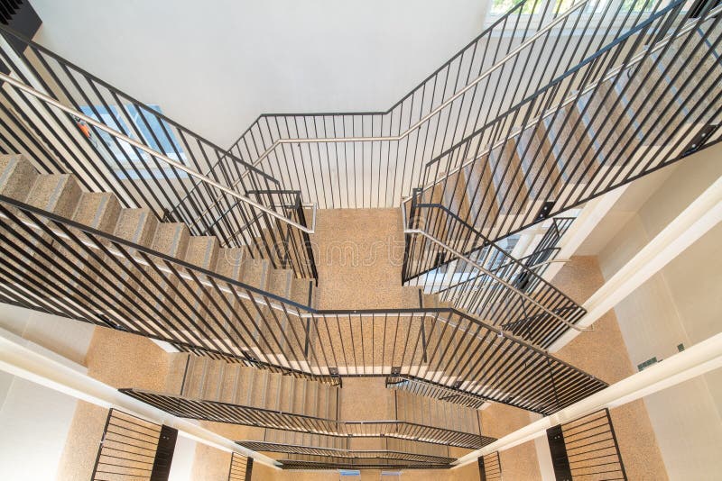 Staircase in an building stock photo. Image of indoor - 231803298