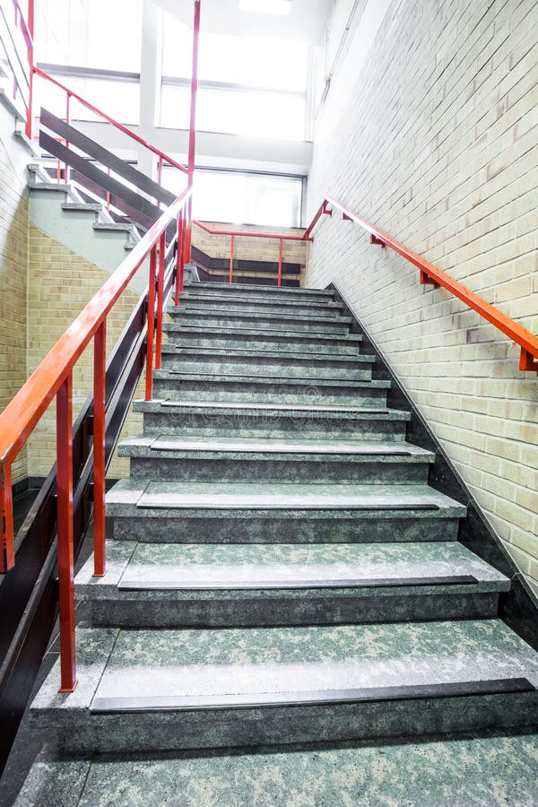 Staircase in an building stock photo. Image of architecture - 73138756