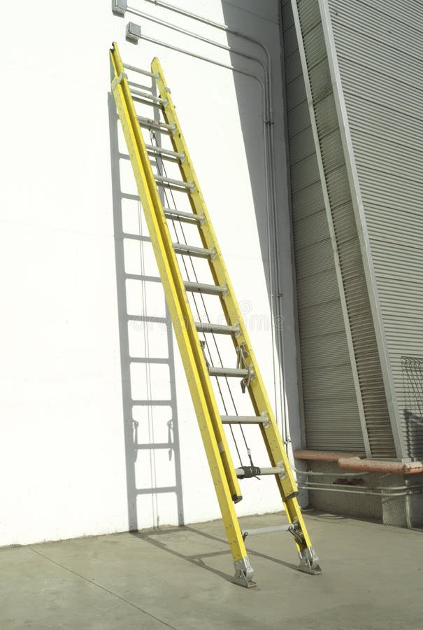 A Ladder is in a Building for Repair of the Structure Stock Photo ...