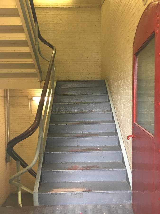 Staircase Hallway in Communal Office Building Stock Image - Image of ...