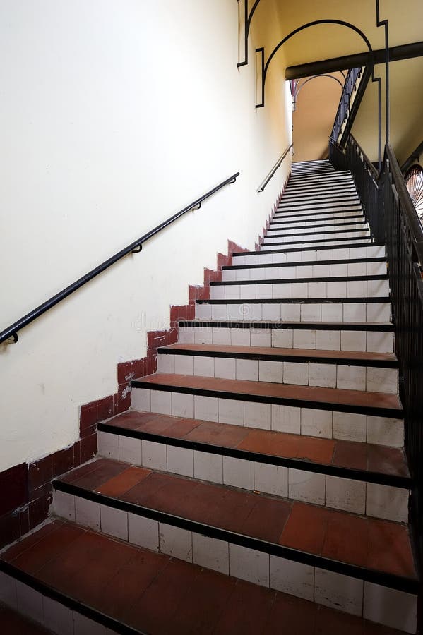 Staircase stock image. Image of curved, arch, black, steps - 53674149