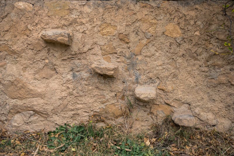 Staircase Formed by 4 Stones Embedded in the Wall Forming 4 Levels or ...