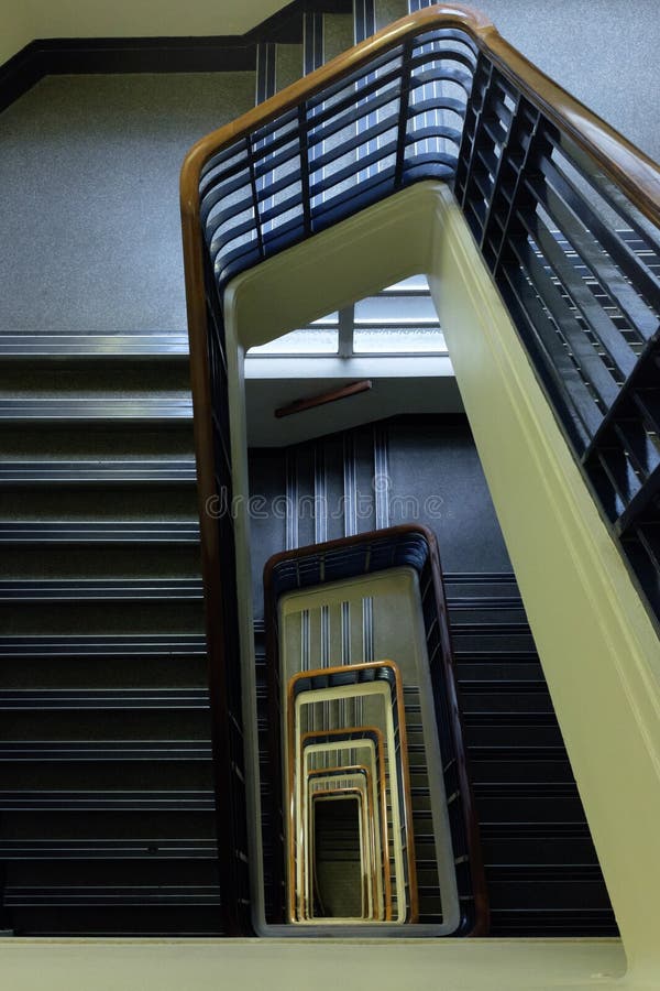 Staircase stock image. Image of angles, bannisters, staircase - 76364937