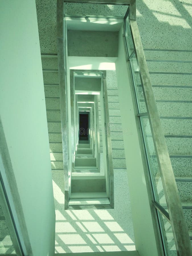 Staircase in High-rise Building Stock Photo - Image of construction ...