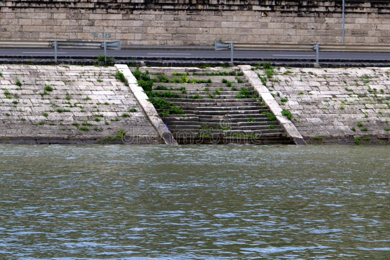 Staircase Leading To the River Bank Stock Photo - Image of stairs ...