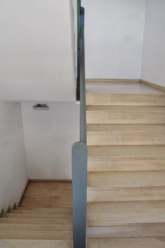 Staircase with Marble Steps Stock Image - Image of empty, floor: 32401949