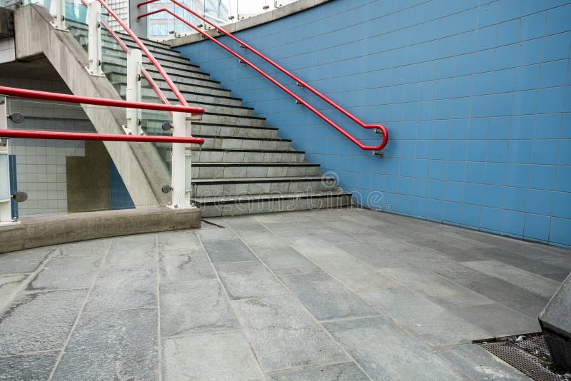 Staircase Outside an Building Stock Photo - Image of concept, building ...
