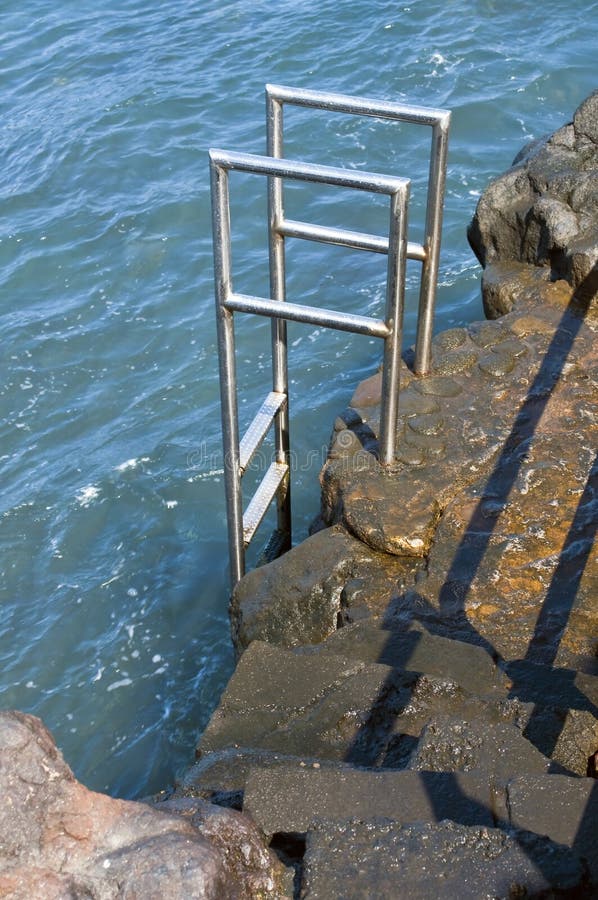 Staircase in the sea stock photo. Image of tourism, vacation - 24362004