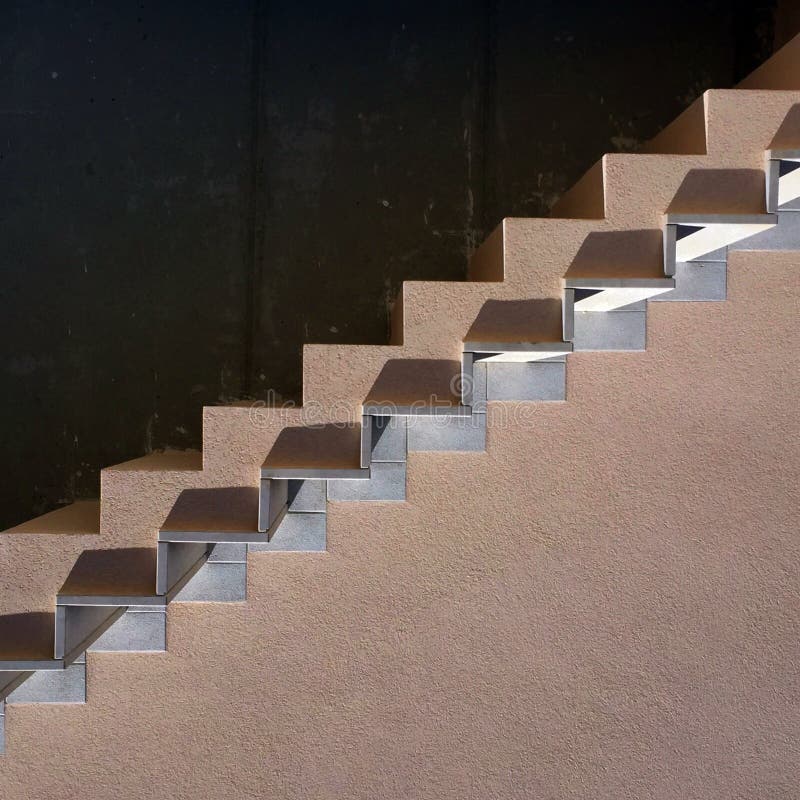 Staircase side view stock image. Image of side, minimal - 99303677