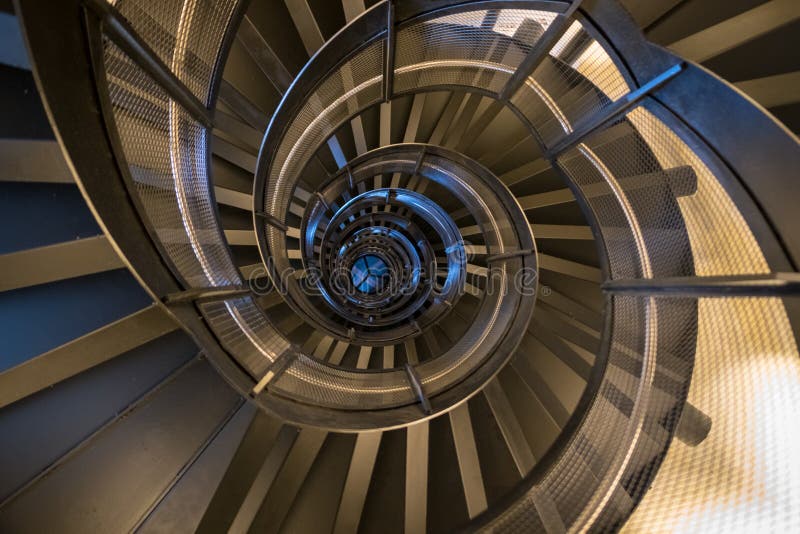 Staircase in Spiral Pattern Stock Photo - Image of circle, abstract ...