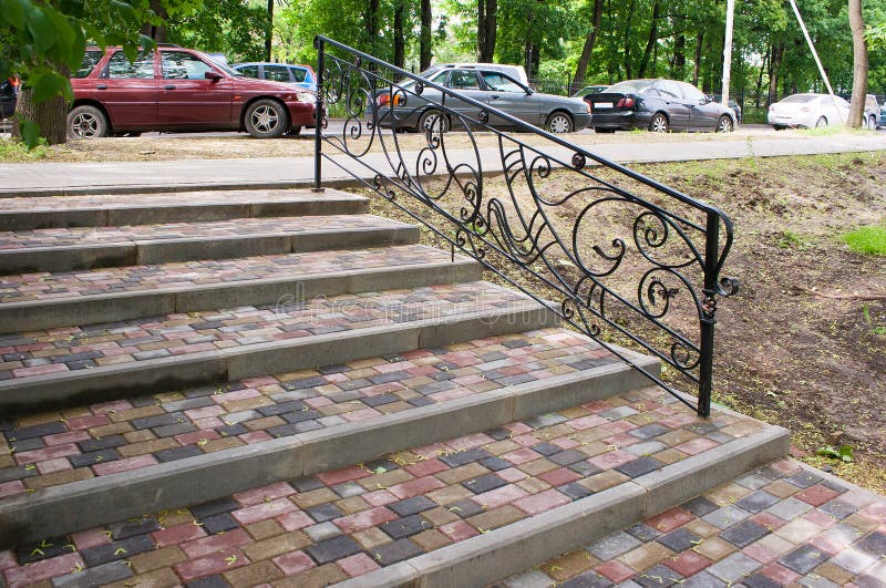 Staircase With Steps Of Paving Slabs Picture. Image: 31367774