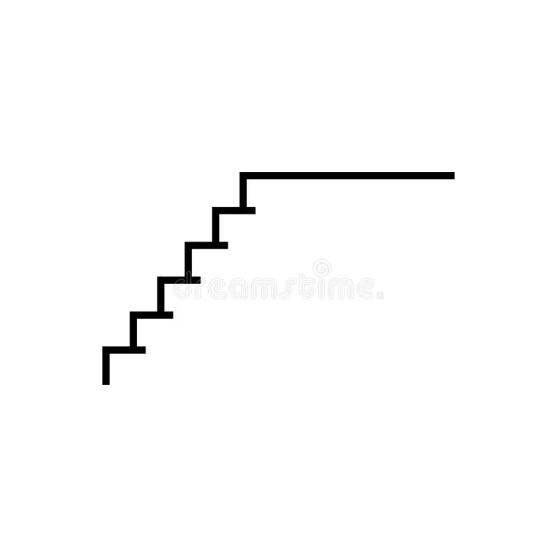 Staircase symbol set stock vector. Illustration of careful - 140605934