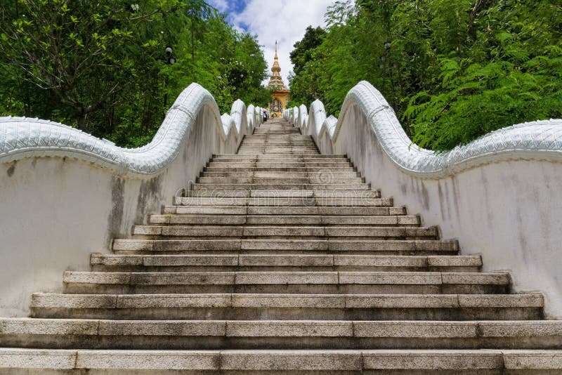 Staircase of thai temple stock image. Image of stairway - 32599347
