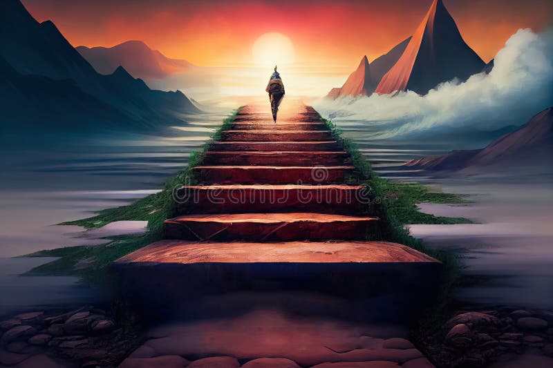 Staircase To the Sun: Taking the First Step - Generative AI Stock ...