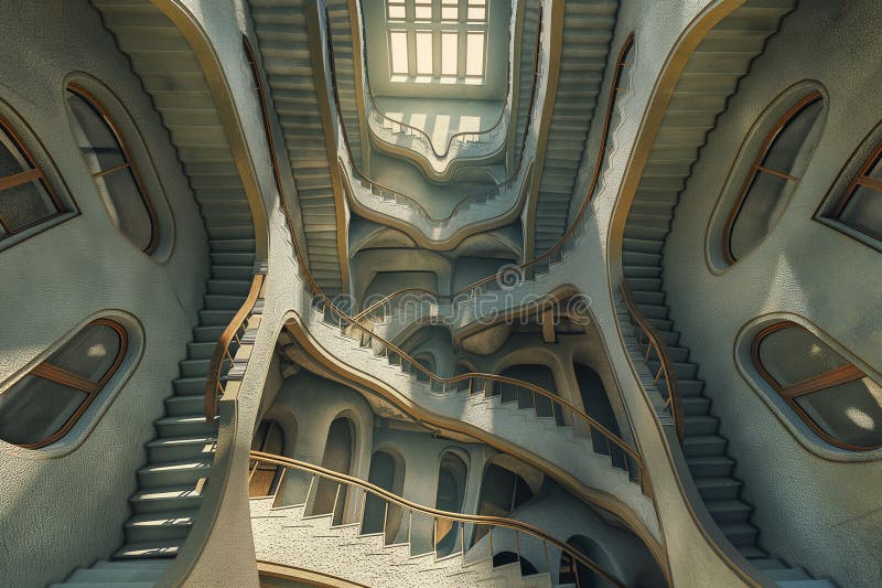 The Collage Intertwines Impossible Geometries and Optical Illusions, AI ...